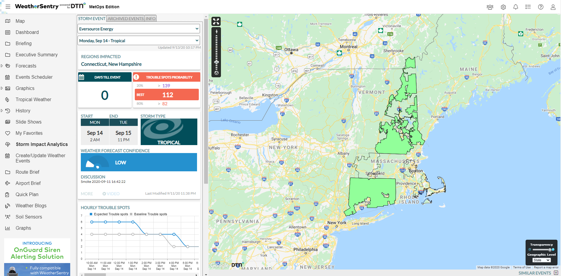 Storm Impact Analytics (SIA) – WeatherSentry